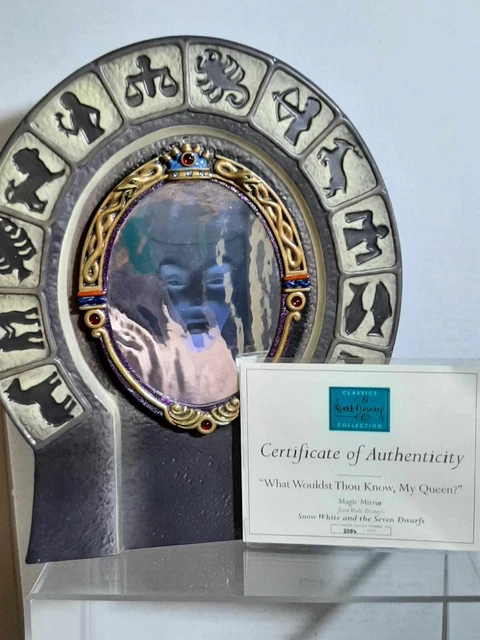 WDCC WALT DISNEY Snow White & Seven Dwarfs - Evil Queen Magic Mirror ...