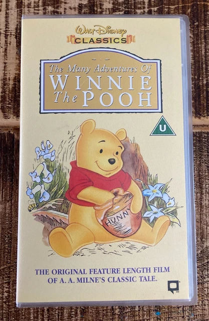Walt Disney Classics The Many Adventures Of Winnie The Pooh Vhs Eur 1