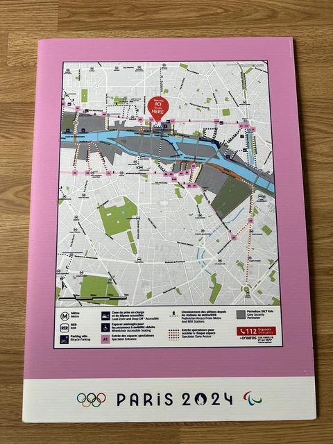 JEUX OLYMPIQUES PARIS 2024, signalétique Paris EUR 35,00 - PicClick FR