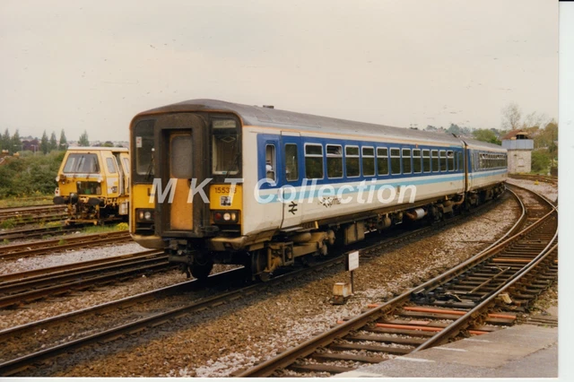 RAILWAY PHOTO CLASS 155 155318 @ Salisbury 22/5/91 12:10 Portsmouth ...