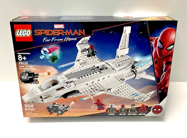 LEGO MARVEL SPIDER-MAN Stark Jet and the Drone Attack (76130) (NISB ...
