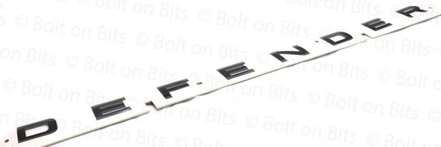 GENUINE LAND ROVER Defender Black Name Plate Bonnet 2020 Decal Self ...