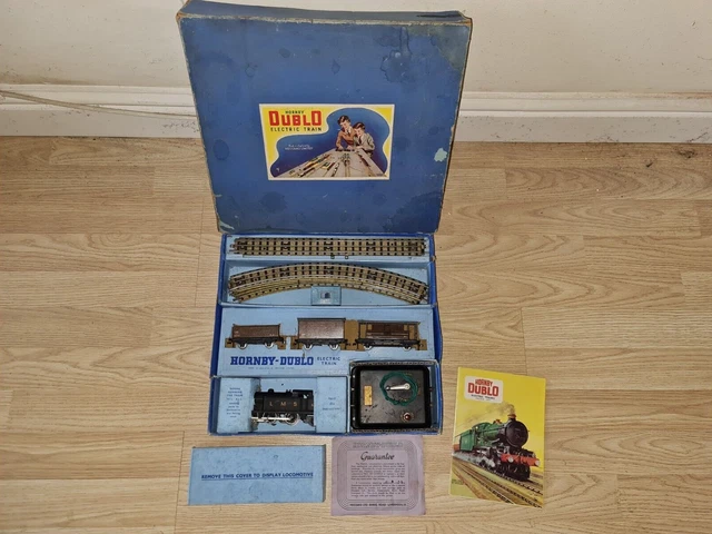 HORNBY DUBLO EDG7 Model Railways Oo Gauge 3 Rail Lms Goods Train Set ...