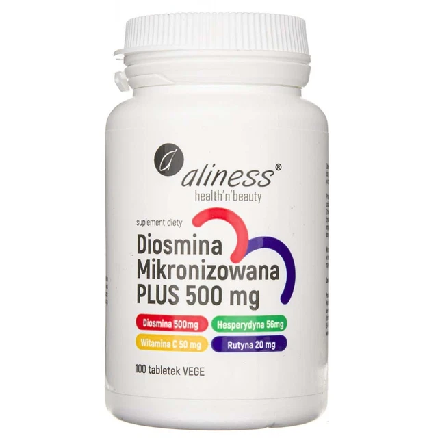 ALINESS DIOSMIN MICRONIZED PLUS 500 mg - 100 Tablets £15.09 - PicClick UK