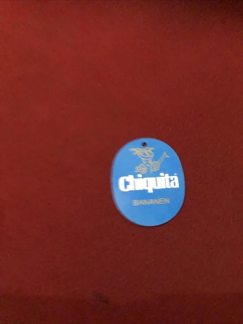 HEINTJE CHIQUITA BANANEN Blechschild 60er Jahre Werbung Farbig EUR 6,00 ...