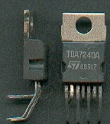 CIRCUIT INTEGRE TDA7240A TDA7240 A "Pliage des pins spécial couché" - Lot de 5 EUR 17,00 ...