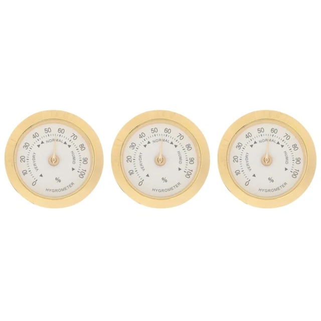 3 PACK GUITAR Hygrometer Round Omo Digital Ukulele Musical Instrument ...
