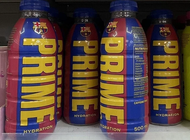 PRIME BARCELONA FC Hydration Drink In Hand 1 Bottle £6.95 - PicClick UK