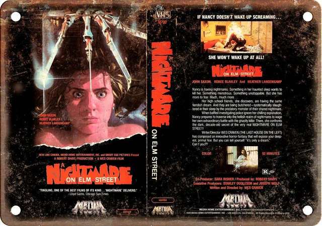 1980S HORROR VINTAGE VHS Cover Art 14" x 10" Reproduction Metal Sign ...