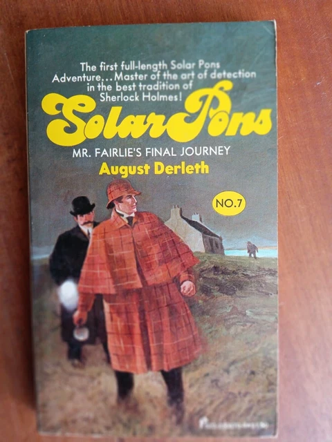 AUGUST DERLETH SOLAR Pons "Mr Fairlie's Final Journey" Pinnacle vintage ...