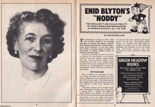 ENID BLYTON'S NODDY. The Collectability Of Noddy Books And Merchandise ...