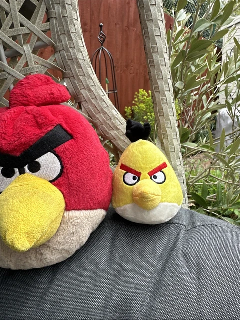 ANGRY BIRDS DEVIL Red Plush two yellow soft toys £18.04 - PicClick UK