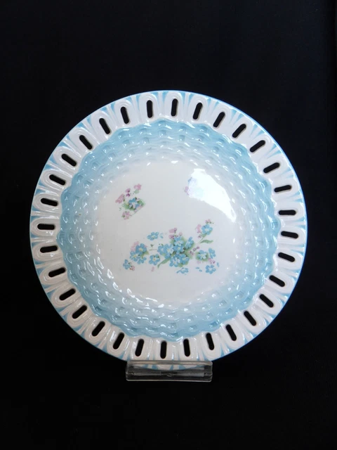 MAX ROESLER RODACH, Teller hellblau Vergissmeinnicht Jugendstil EUR 14 ...