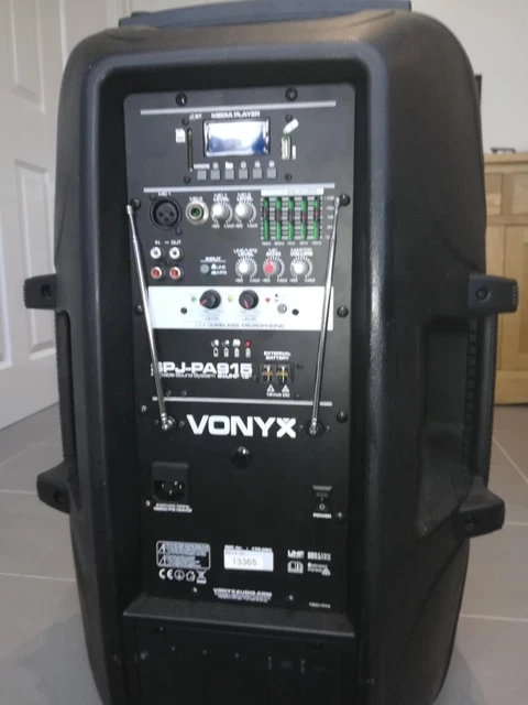 VONYX SPJ-PA915 SPEAKER 15" with mic £31.00 - PicClick UK