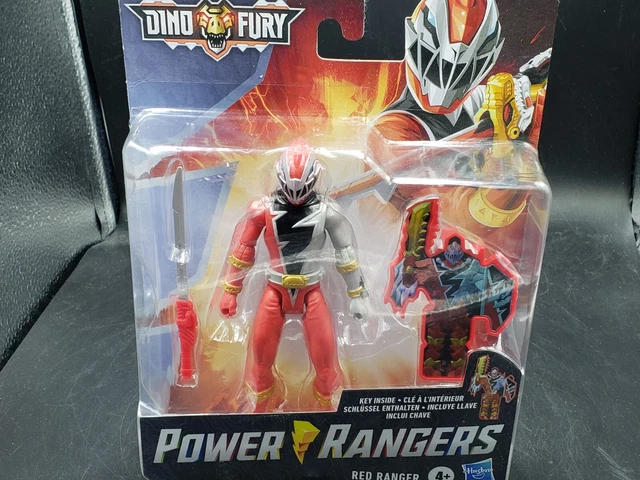 POWER RANGERS DINO Fury Red Ranger Action Figure With Key Inside $17.99 ...
