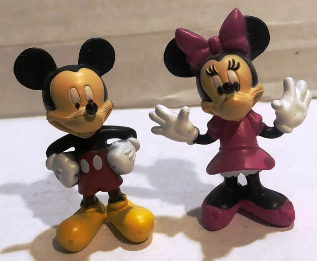DISNEY COLLECTIBLE MICKEY and Minnie Mouse PVC 2.5" Mini Figure set £8. ...