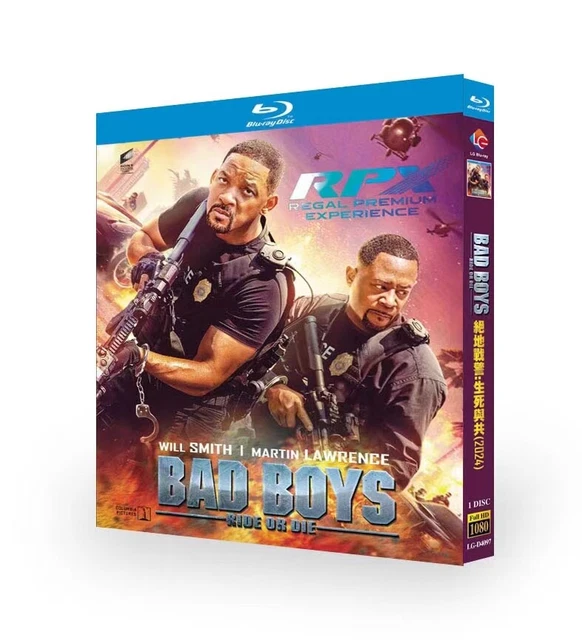BAD BOYS: RIDE or Die: 2024 Película Blu-Ray DVD BD 1 Disco Todas las ...