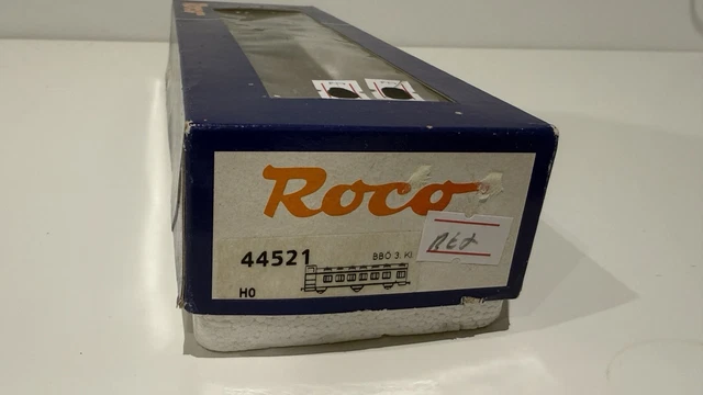 ROCO 44521 HO Three Axle Compartment Coach DRG Green Boxed £27.99 ...