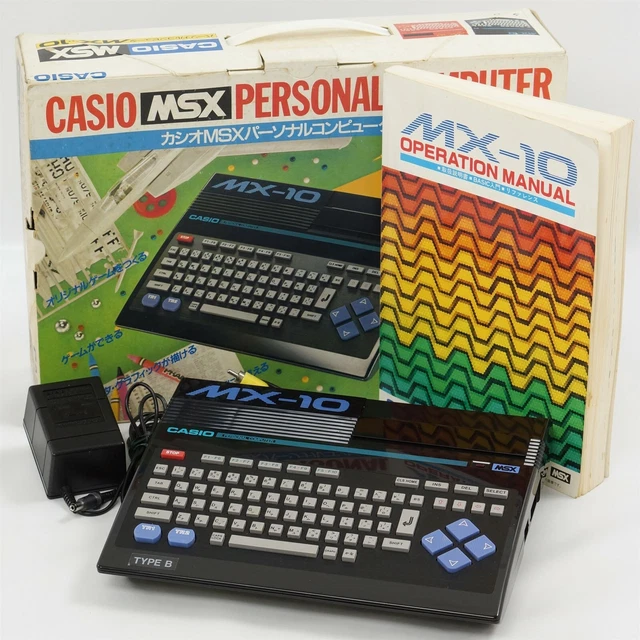 MSX MX-10 BK CASIO Personal Computer Black Tested JAPAN 3001460 $210.00 ...