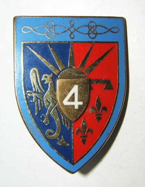 INSIGNE 4° REGIMENT DE HUSSARDS - 37 mm - Drago EUR 6,00 - PicClick FR