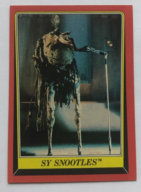 TOPPS STAR WARS Return of the Jedi Series 1 1983 #22 SY Snootles EXMT ...