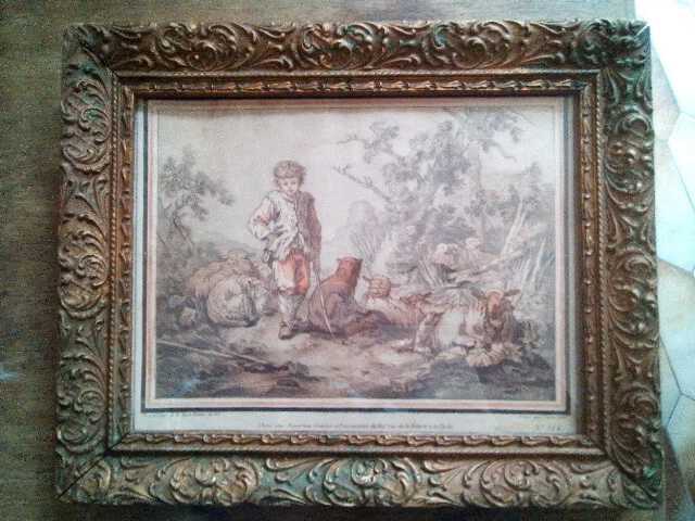 BERGER PÂTRE, GRAVURE aquatinte selon Jean-Baptiste Huet graveur Demarteau EUR 60,00 - PicClick FR