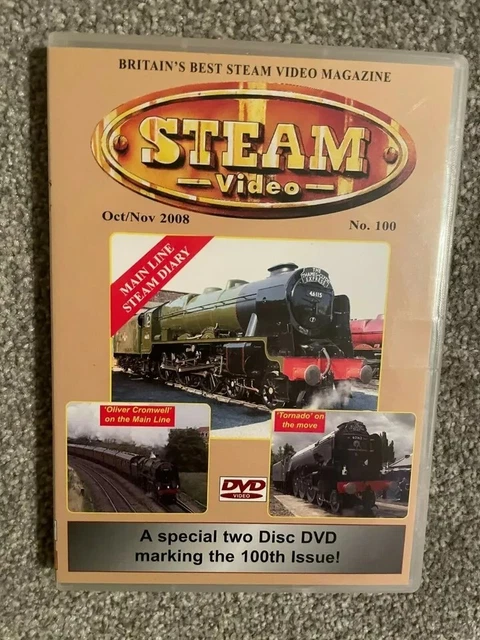 STEAM VIDEO NO. 100 Oct/Nov 2008 DVD TVP £4.99 - PicClick UK