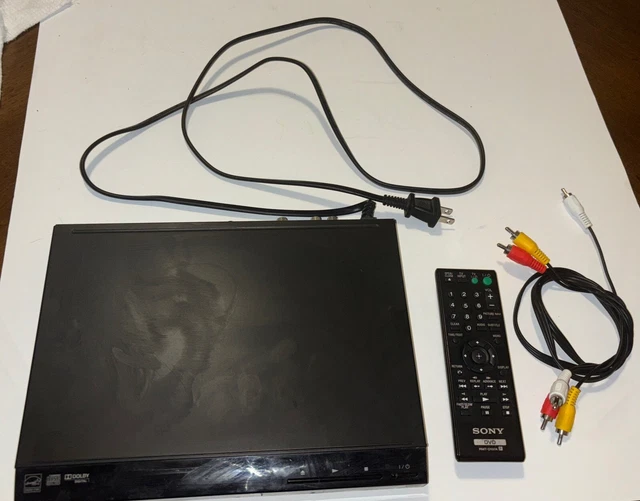 SONY CD & DVD Player Model DVP-SR210P Black WITH REMOTE BOTH TESTED $29 ...
