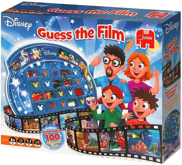 DISNEY MOVIE QUIZ Guess the Movie Board Game Gift Jumbo £24.53 ...