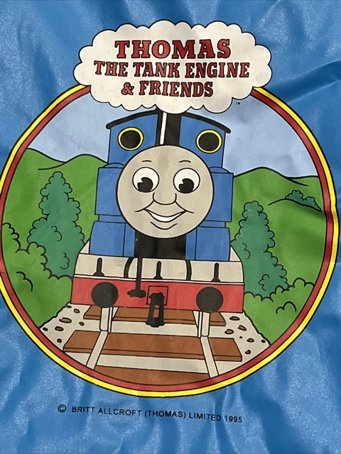VINTAGE THOMAS THE tank engine kids rain jacket sz 5-7 vintage 1995 £8. ...