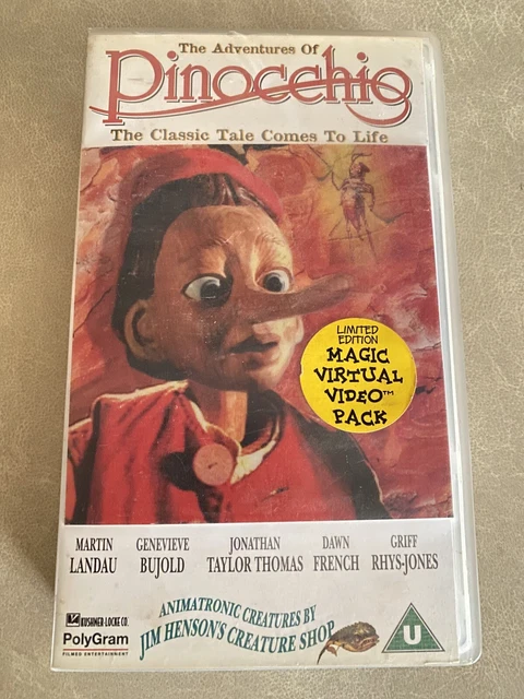 THE ADVENTURES OF Pinocchio 1996 VHS Video [PAL] £3.83 - PicClick UK