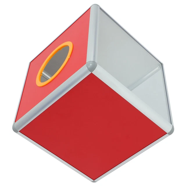 CONTENITORE BIGLIETTI GIOCO palla fortunata 25 cm Raffle box donazione ...