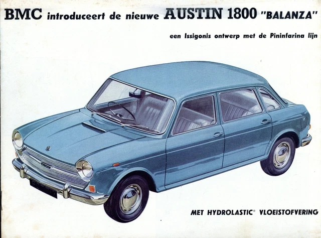 AUSTIN 1800 BALANZA Prospekt 1967 NL brochure catalogo prospetti EUR 24 ...