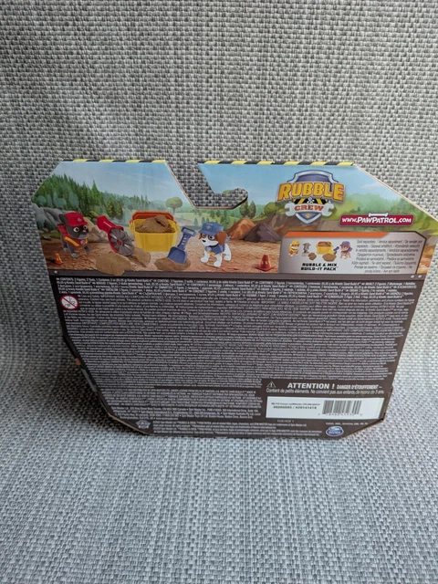 RUBBLE AND CREW Charger & Wheeler Action Figure Set Build It Pack ...