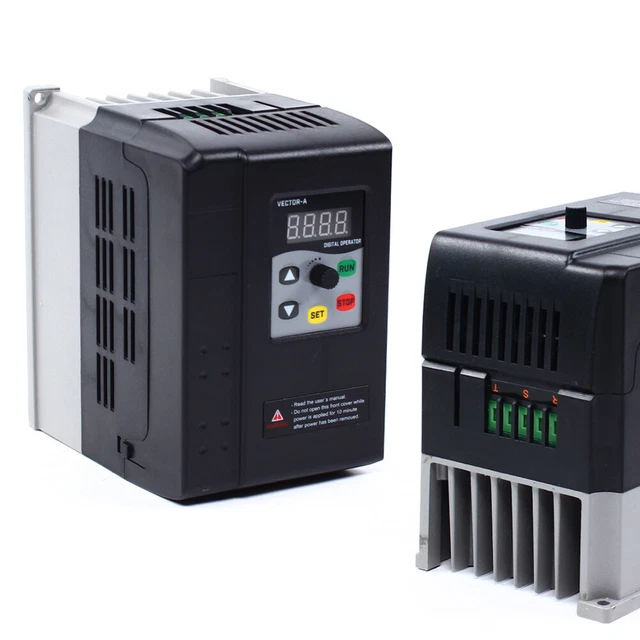 VARIABLE FREQUENCY INVERTER Frequenzumrichter VFD 220V/380V 2.2kW/1.5kW 1PH/3PH EUR 87,72 ...