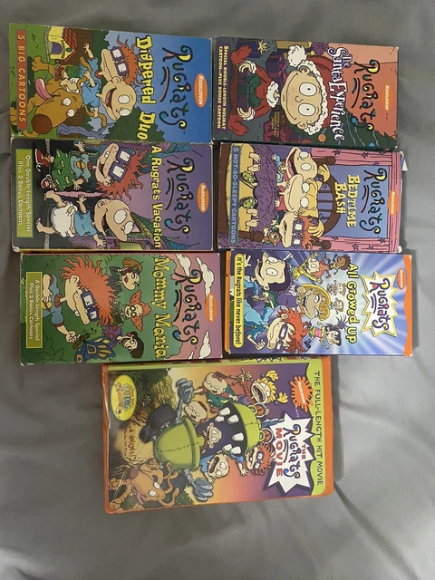 RUGRATS CARTOONS VHS LOT 7Orange Nickelodeon Rugrats the movie All ...