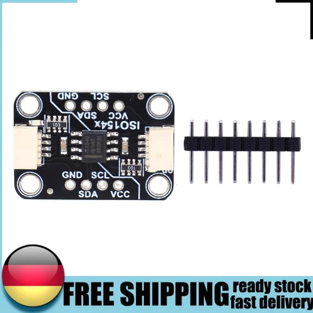 ISO1540 BIDIRECTIONAL I2C Isolator 3.3V/5V Isolator Module with 8-pin Pin Header EUR 8,08 ...