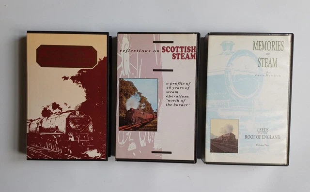 STEAM TRAIN VHS Videos x15 VHS £14.99 - PicClick UK