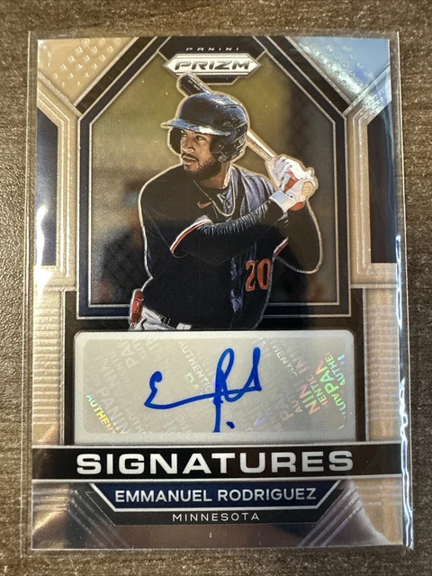 SIGNATURES EMMANUEL RODRIGUEZ 2023 Panini Prizm SIG-ER EUR 11,03 ...
