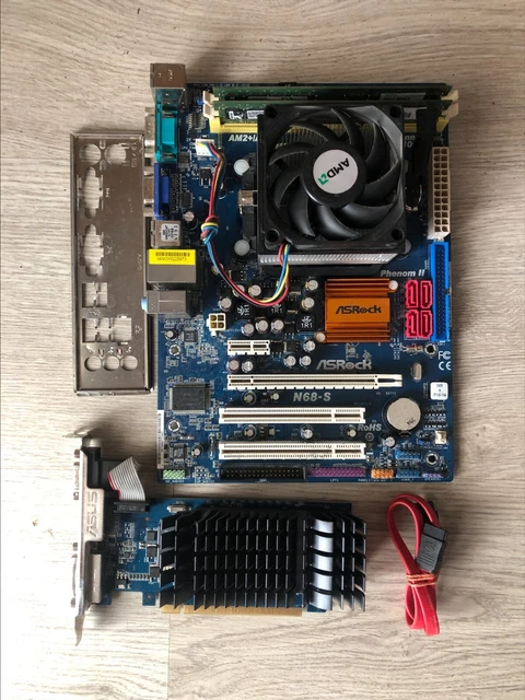 ASROCK N68-S + amd athlete x2 4GB memory + HDMI GPU £0.86 - PicClick UK