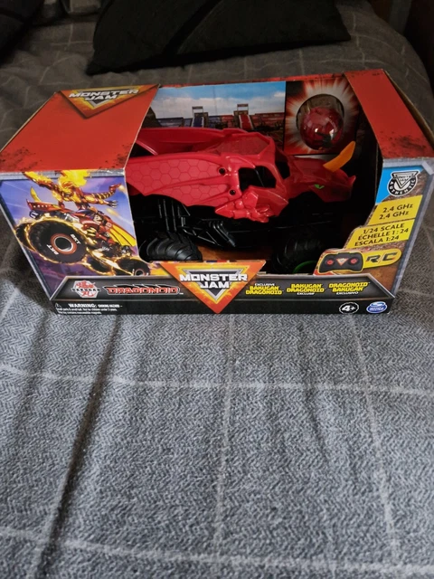 MONSTER JAM, BAKUGAN Dragonoid Remote-Control Monster Truck, Kids Toy 1 ...
