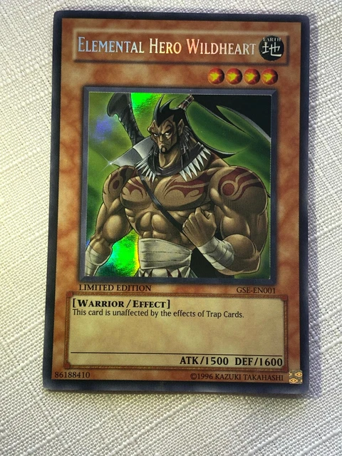 ELEMENTAL HERO WILDHEART Limited Edition GSE-EN001 Yu-Gi-Oh! Card EUR 4 ...
