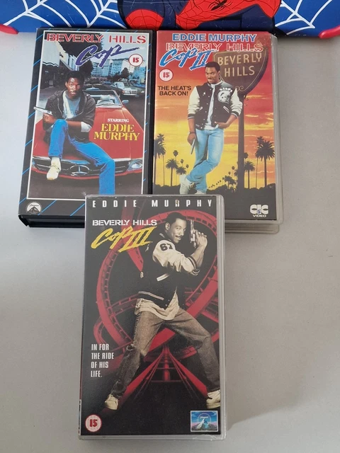 Beverly Hills Cop Trilogy 1 3 Vhs Tape Bundle Eddie Murphy 19 95