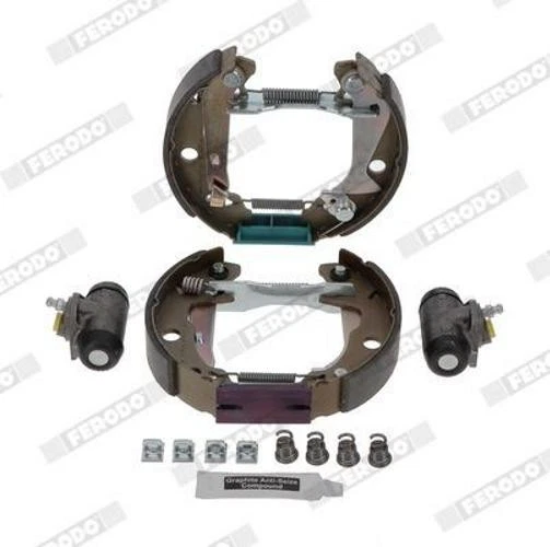 FERODO MAXI KIT Bremsen Set Bremsbackensatz Trommelbremse Hinten FMK082 ...