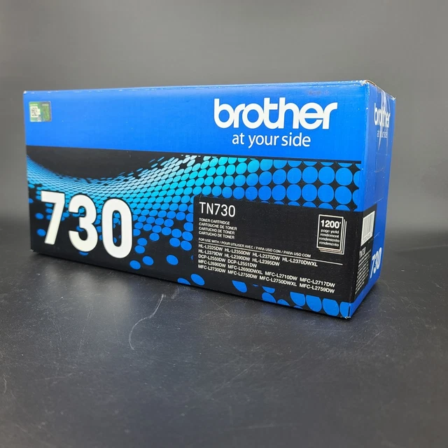 GENUINE BROTHER STANDARD-YIELD Printer Toner Cartridge TN730 $43.49 ...