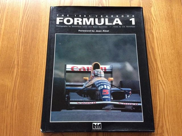 FORMULA 1 YEARBOOK 1991 Ayrton Senna Nigel Mansell McLaren Williams ...