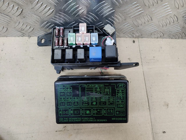MITSUBISHI L200 FUSE box MR309656 K74 1998 1999 2000 2001 2.5 fusebox lid relay £17.95 - PicClick UK