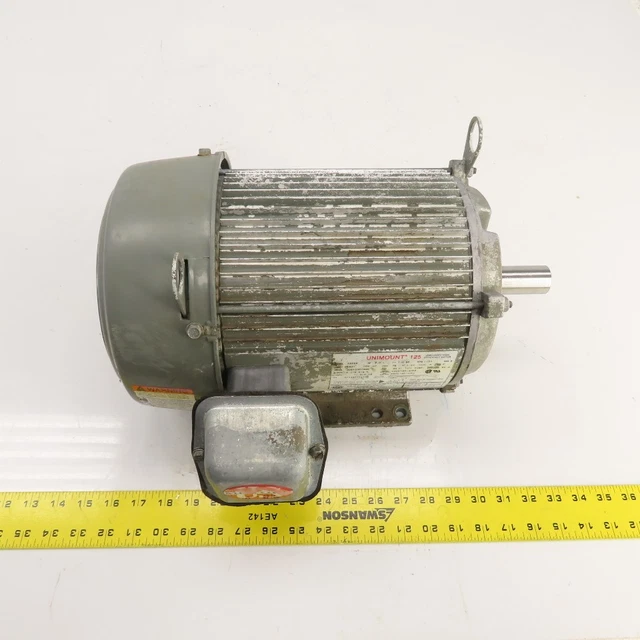 US ELECTRICAL A899A 3HP Electric Motor 208-230/460V 3PH 1750RPM 182T ...
