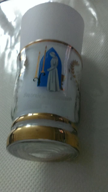 ANCIEN VERRE DE Communion Verre Dore Et Illustration Couleur EUR 8,00 - PicClick FR