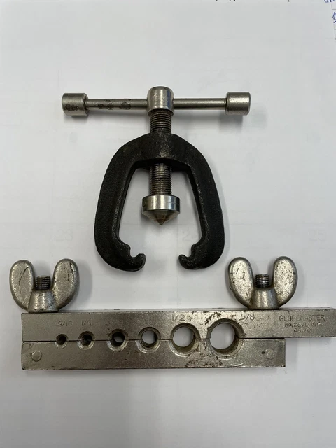VINTAGE GLOBEMASTER PIPE and tube flaring tool no.2301/MY made in japan ...